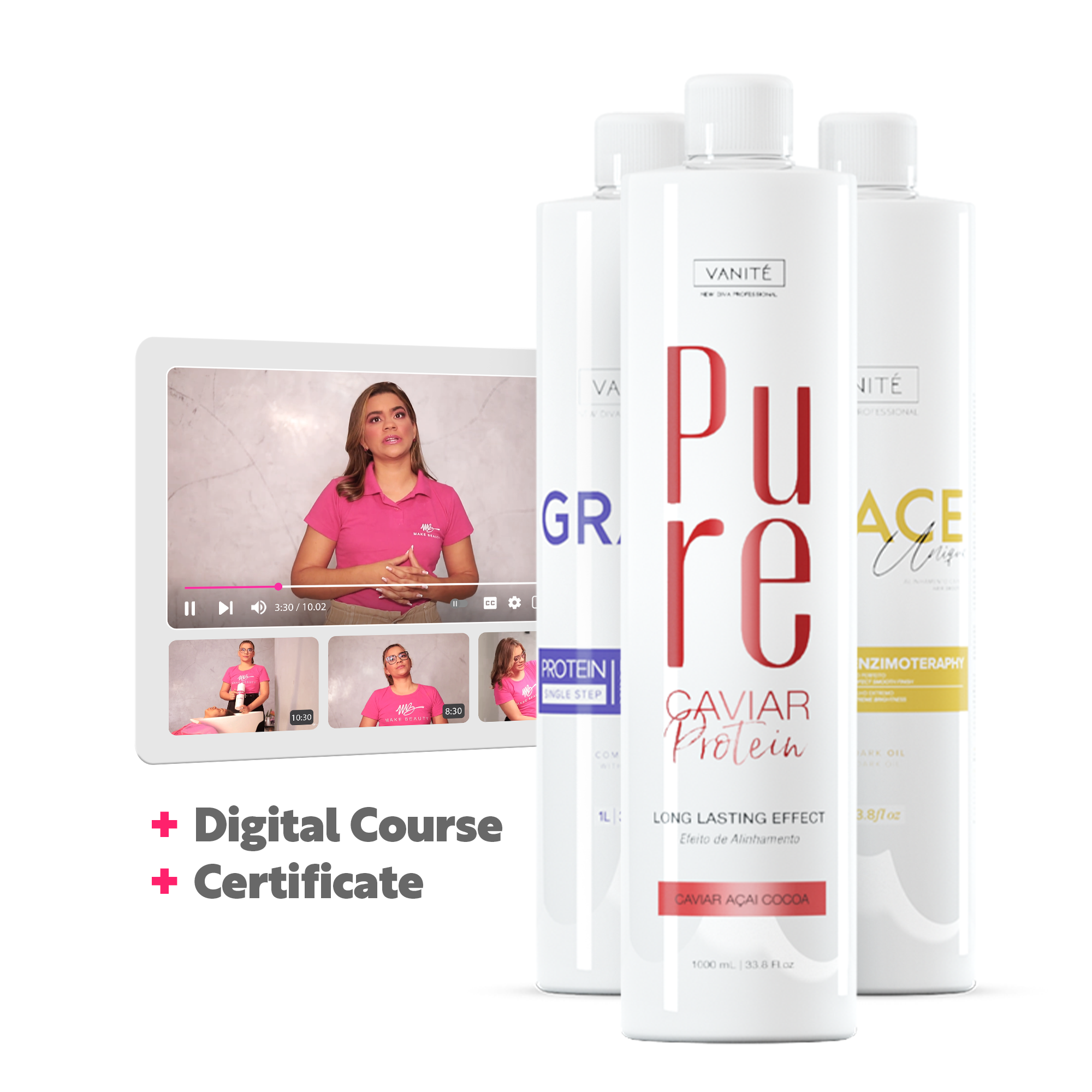 Essential kit (Grace Unique + Grace Violet + Pure Caviar Protein)+ Dig ...